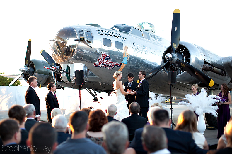 Airplane themed wedding : Annee + Scott - Scottsdale, Orange County ...
